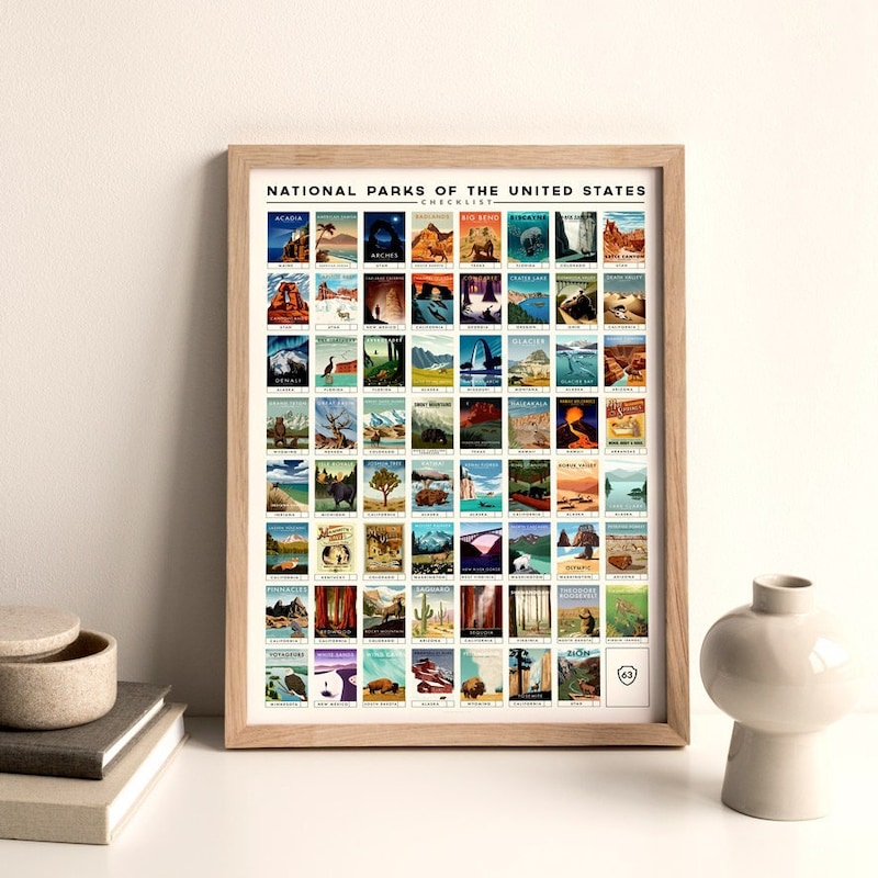 National Park Poster - Etsy