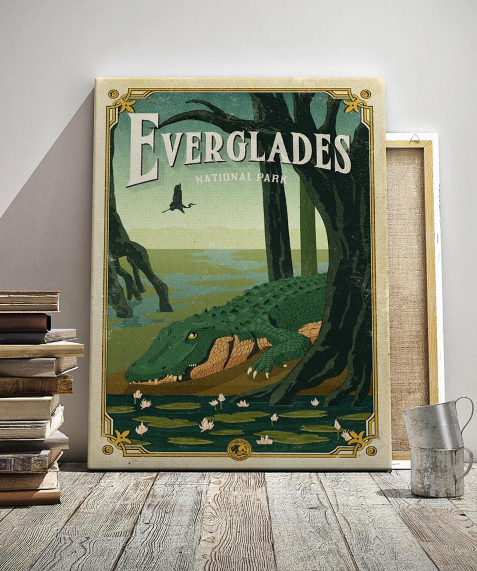 Everglades Poster Everglades National Park Print Swamp - Etsy