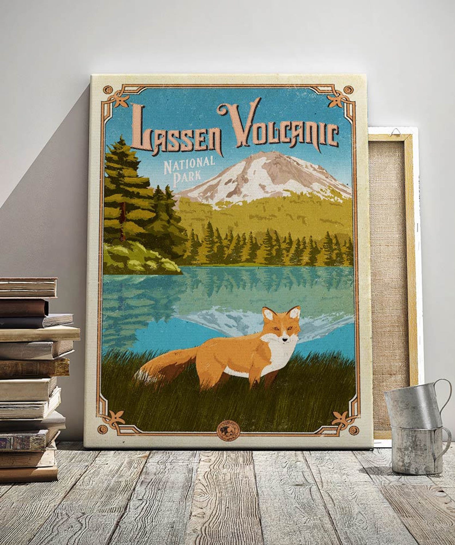 Lassen Volcanic Poster Lassen Volcanic National Park Lassen - Etsy