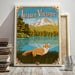 Lassen Volcanic Poster, Lassen Volcanic National Park , Lassen Volcanic ...