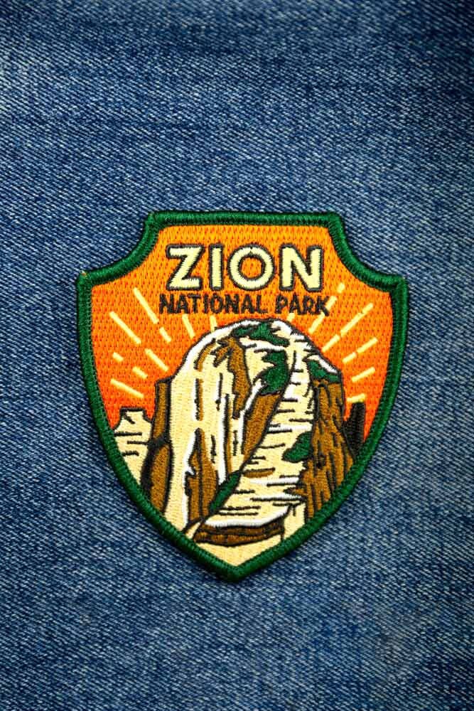 Zion National Park Full Embroidered Illustrated Iron-on Patch - Etsy