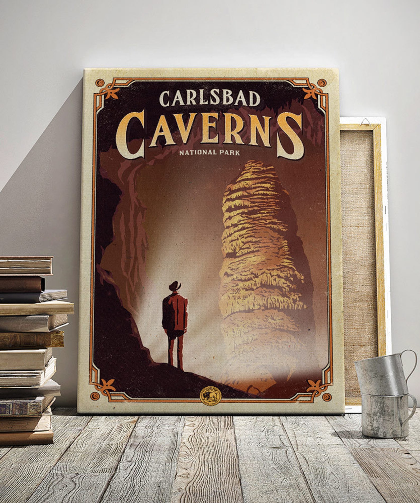 Carlsbad Caverns Poster Carlsbad Caverns National Park Print - Etsy