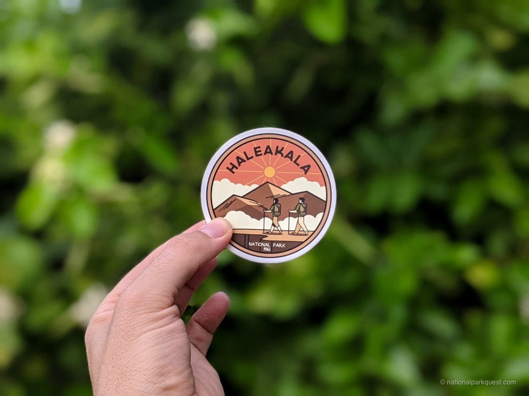 Haleakala National Park - Waterproof Vinyl Sticker, UV Resistant Decal ...