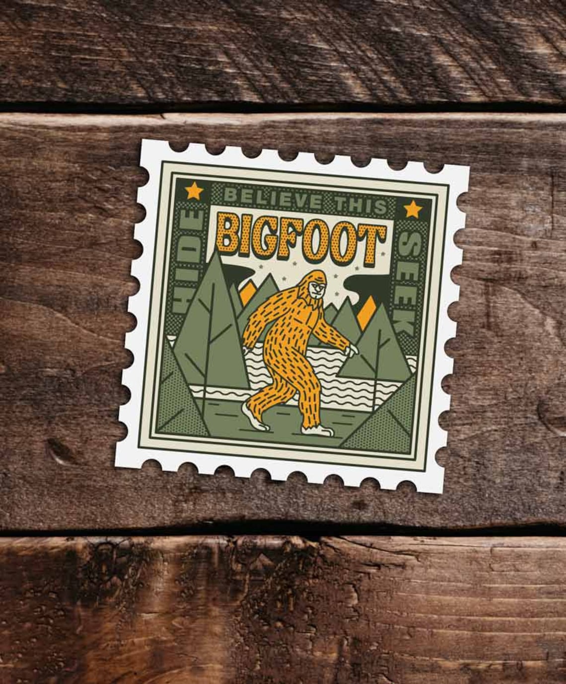 Fresno Nightcrawlers Cryptid Stamp Waterproof and Weather Resistant ...
