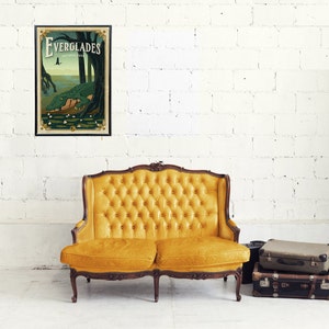 Everglades Poster, Everglades National Park Print, Swamp Poster ...