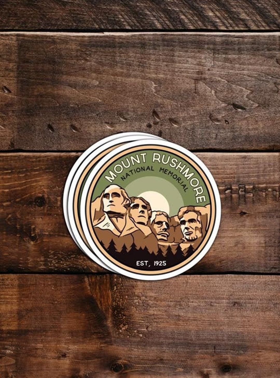 Mount Rushmore - Waterproof Vinyl Sticker, UV Resistant Decal ...