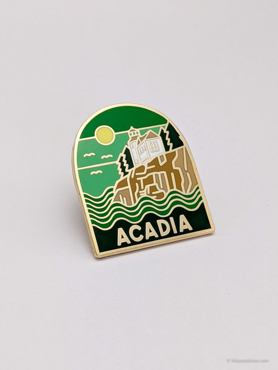 Acadia National Park Enamel Pin , National Park Accessories, Gift for ...