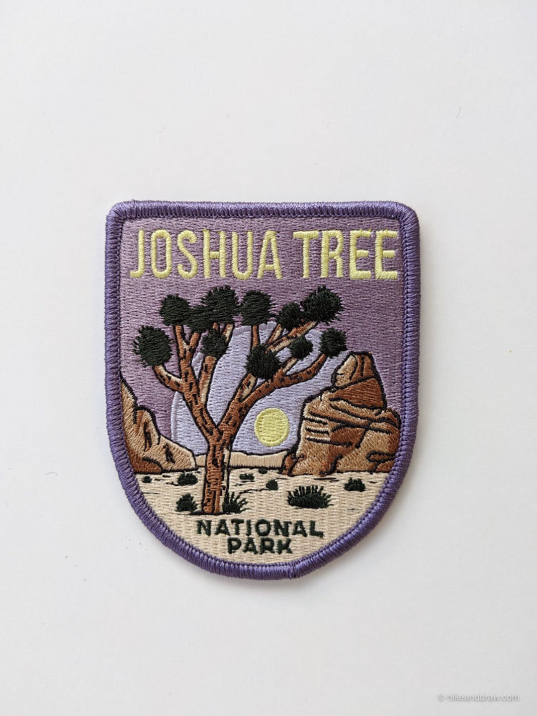 Joshua Tree National Park Full Embroidered Illustrated Iron-on Patch - Etsy