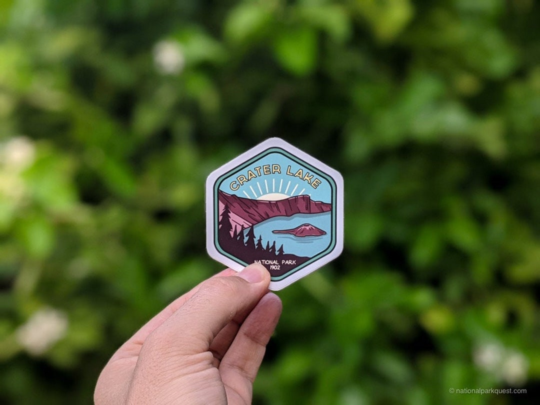 Crater Lake National Park Sticker - Waterproof Vinyl Decal - Etsy