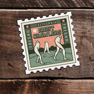 Mothman Cryptid Stamp Waterproof and Weather Resistant Vinyl Sticker - Etsy