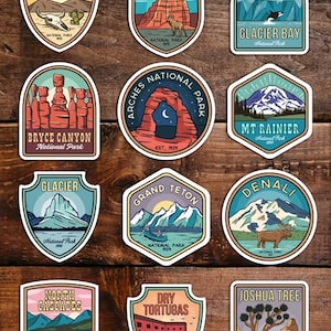 National Park Vinyl Sticker, Choose Your Parks - Etsy
