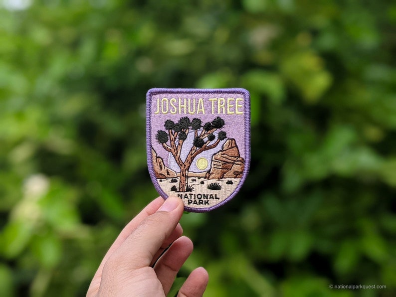 Joshua Tree National Park Full Embroidered Illustrated Iron-on - Etsy