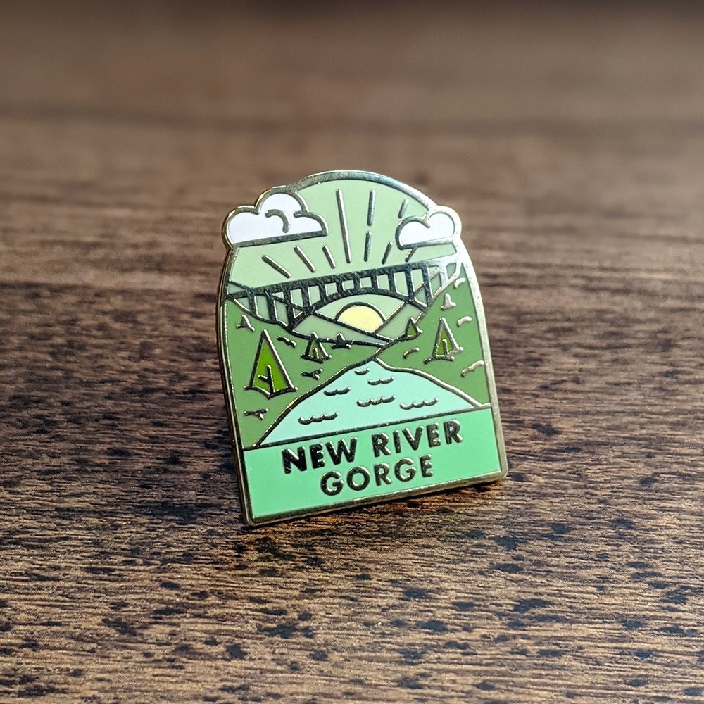 New River Gorge National Park Enamel Pin National Park | Etsy