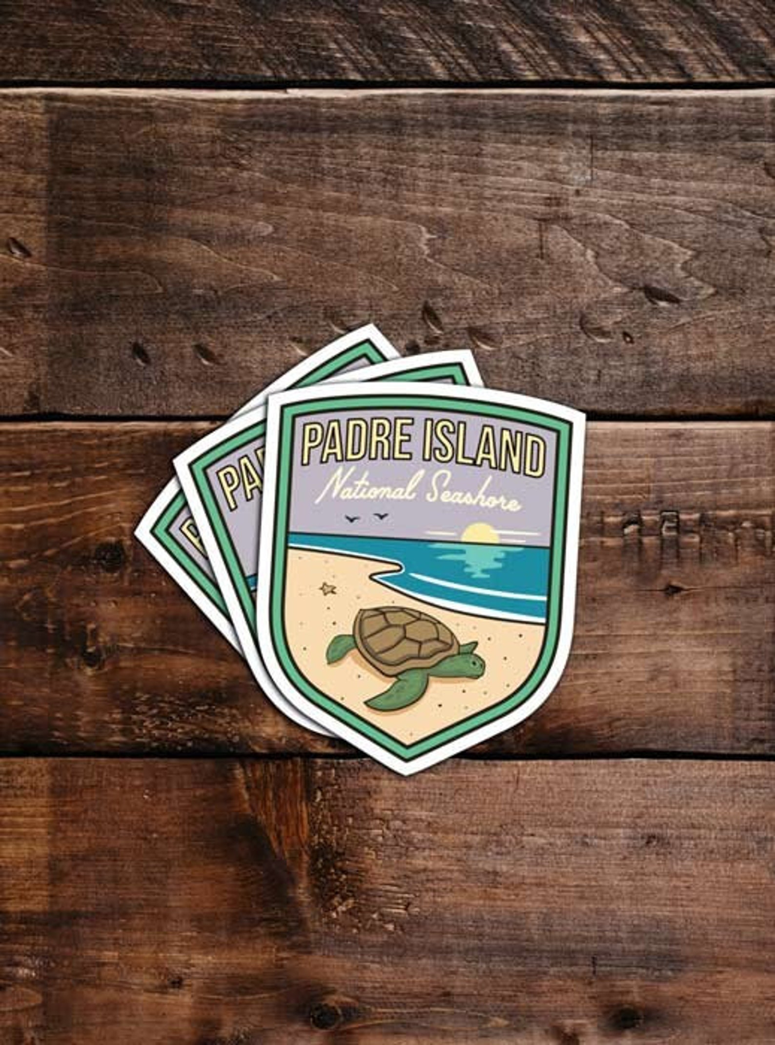 Padre Island National Seashore Waterproof Vinyl Sticker UV - Etsy