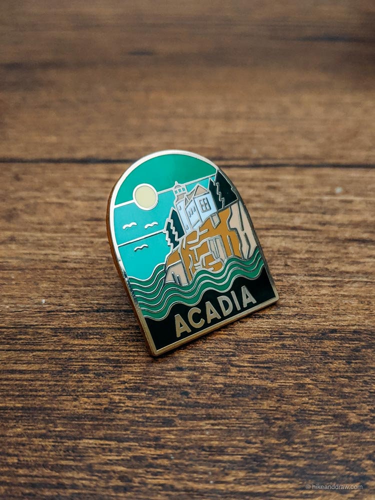 Acadia National Park Enamel Pin , National Park Accessories, Gift for ...