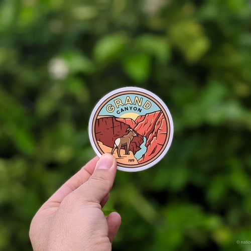 Grand Canyon National Park Sticker Waterproof Vinyl Sticker - Etsy