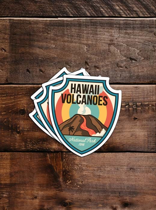 Hawaii Volcanoes National Park Waterproof Vinyl Sticker UV - Etsy