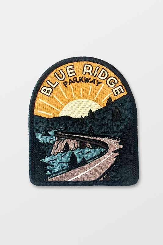 Blue Ridge Parkway Full Embroidered Illustrated Iron-on Patch - Etsy