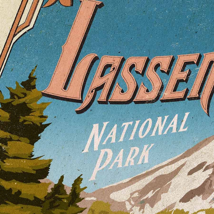 Lassen Volcanic Poster Lassen Volcanic National Park Lassen - Etsy