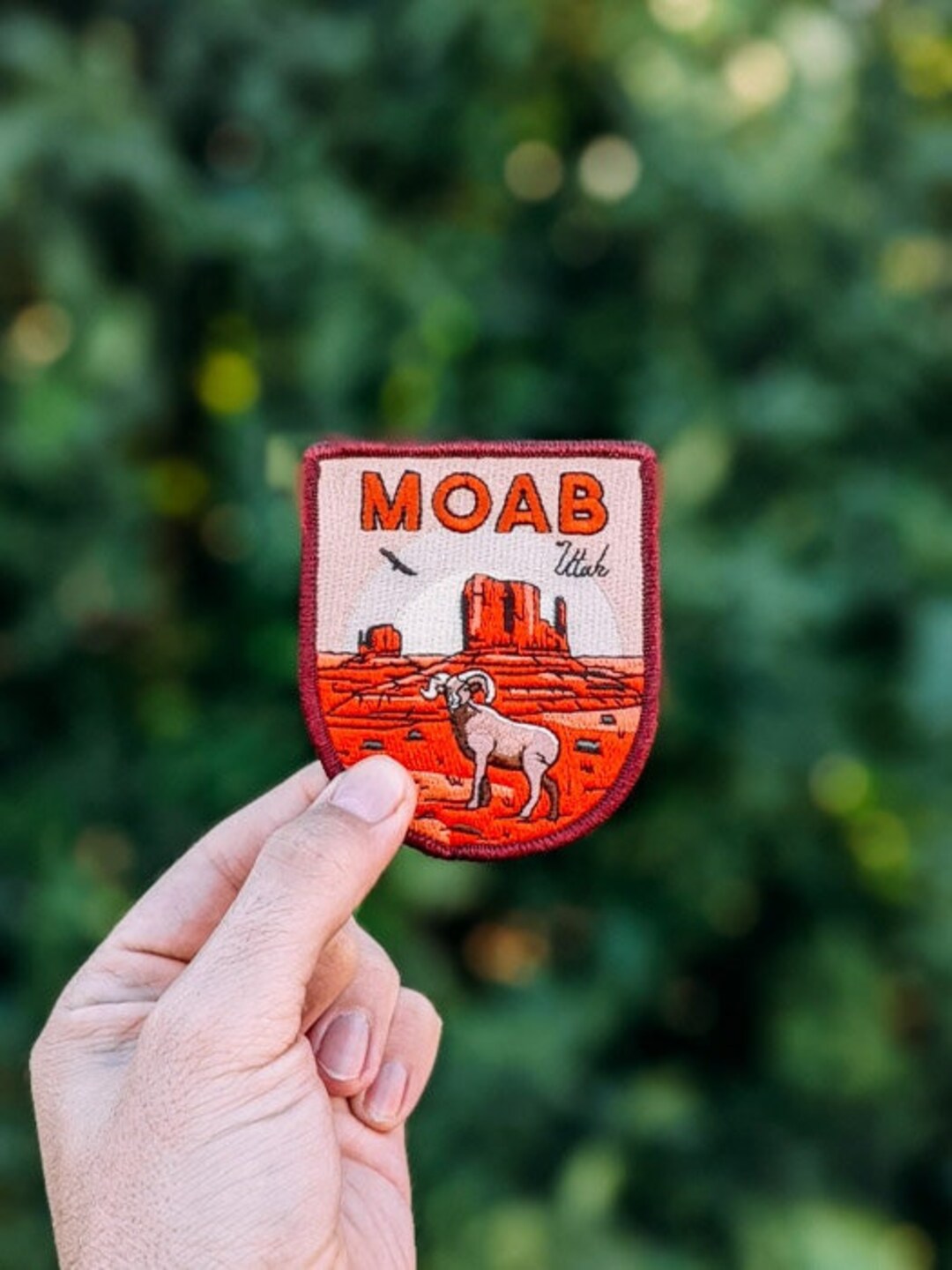Moab Full Embroidered Illustrated Iron-on Patch - Etsy