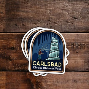 Carlsbad Cavern National Park Sticker – Waterproof Vinyl Decal - Etsy