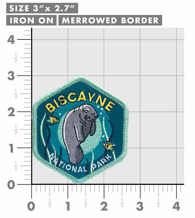 Biscayne National Park Full Embroidered Illustrated Iron-on Patch - Etsy