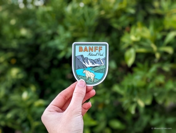 Banff National Park Waterproof Vinyl Sticker UV Resistant - Etsy