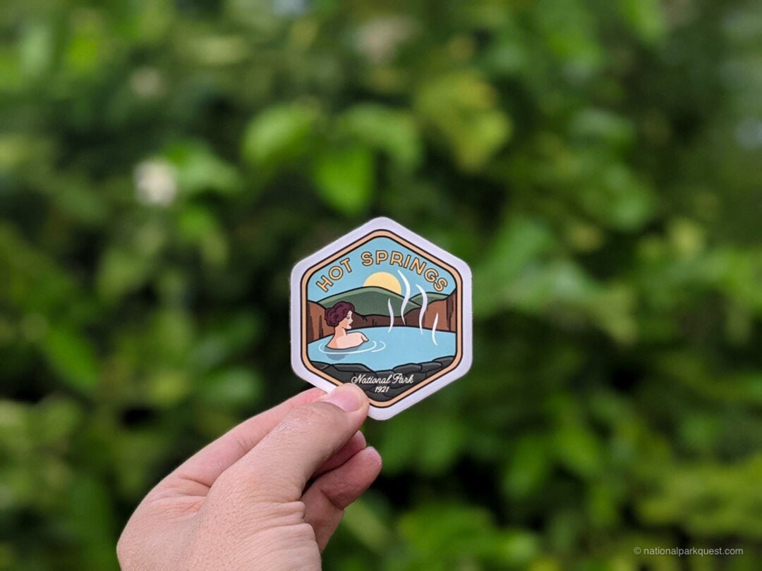 Hot Springs National Park Sticker - Weatherproof Vinyl Decal - Etsy