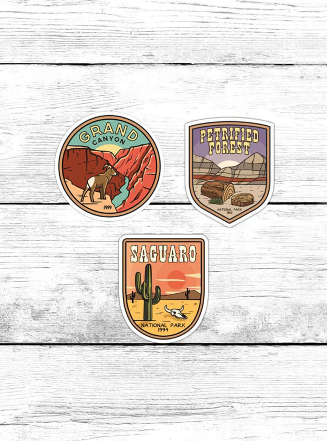 Arizona National Park Stickers, Arizona Vinyls Bundle - Etsy