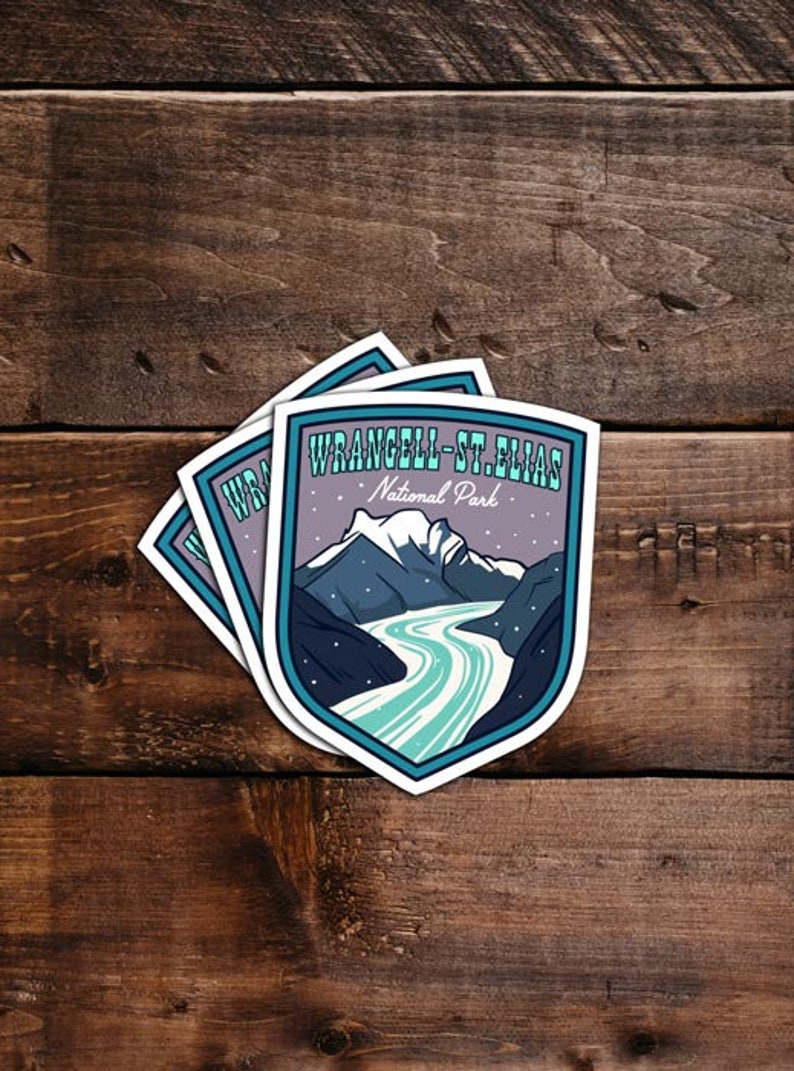 Alaska National Park Stickers Alaska Vinyls Bundle | Etsy