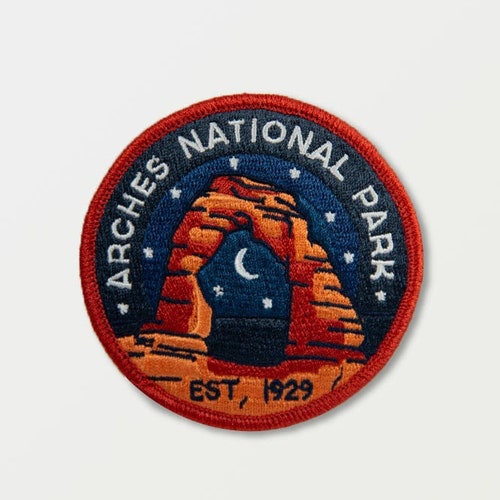 Arches National Park Arches Park Iron on Patch Patches - Etsy