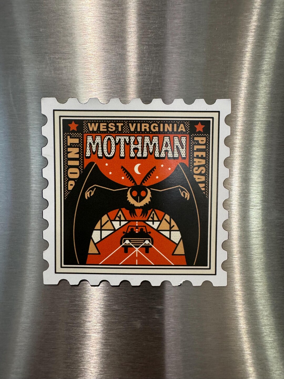 Mothman - Fridge Magnet - Etsy
