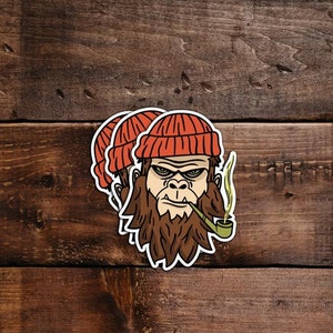 Bigfoot Sticker Set, Choose Your Designs and Quantities. Waterproof ...