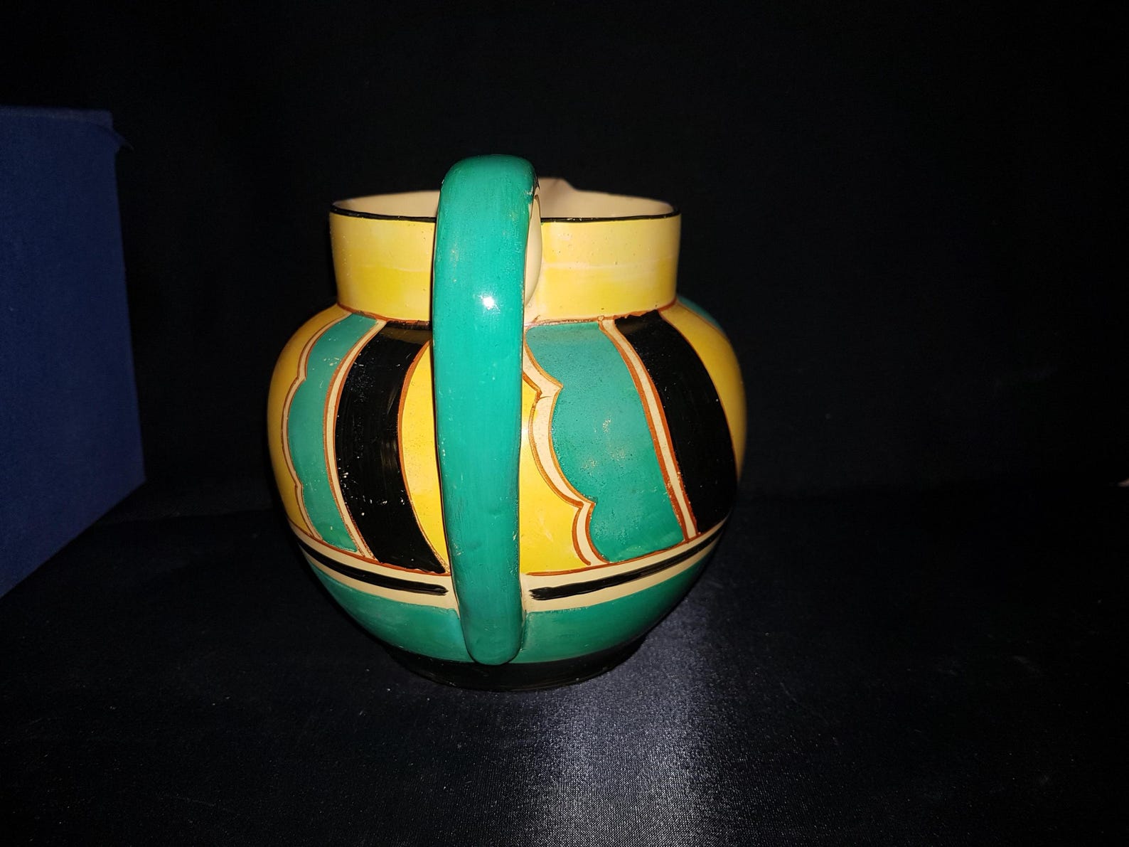 Edna Best Large Signed 1930's Art Deco Pearl Pottery Jug/pitcher for ...