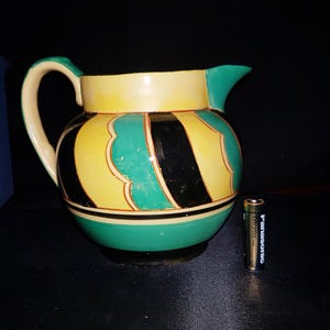 Edna Best Large Signed 1930's Art Deco Pearl Pottery Jug/pitcher for ...