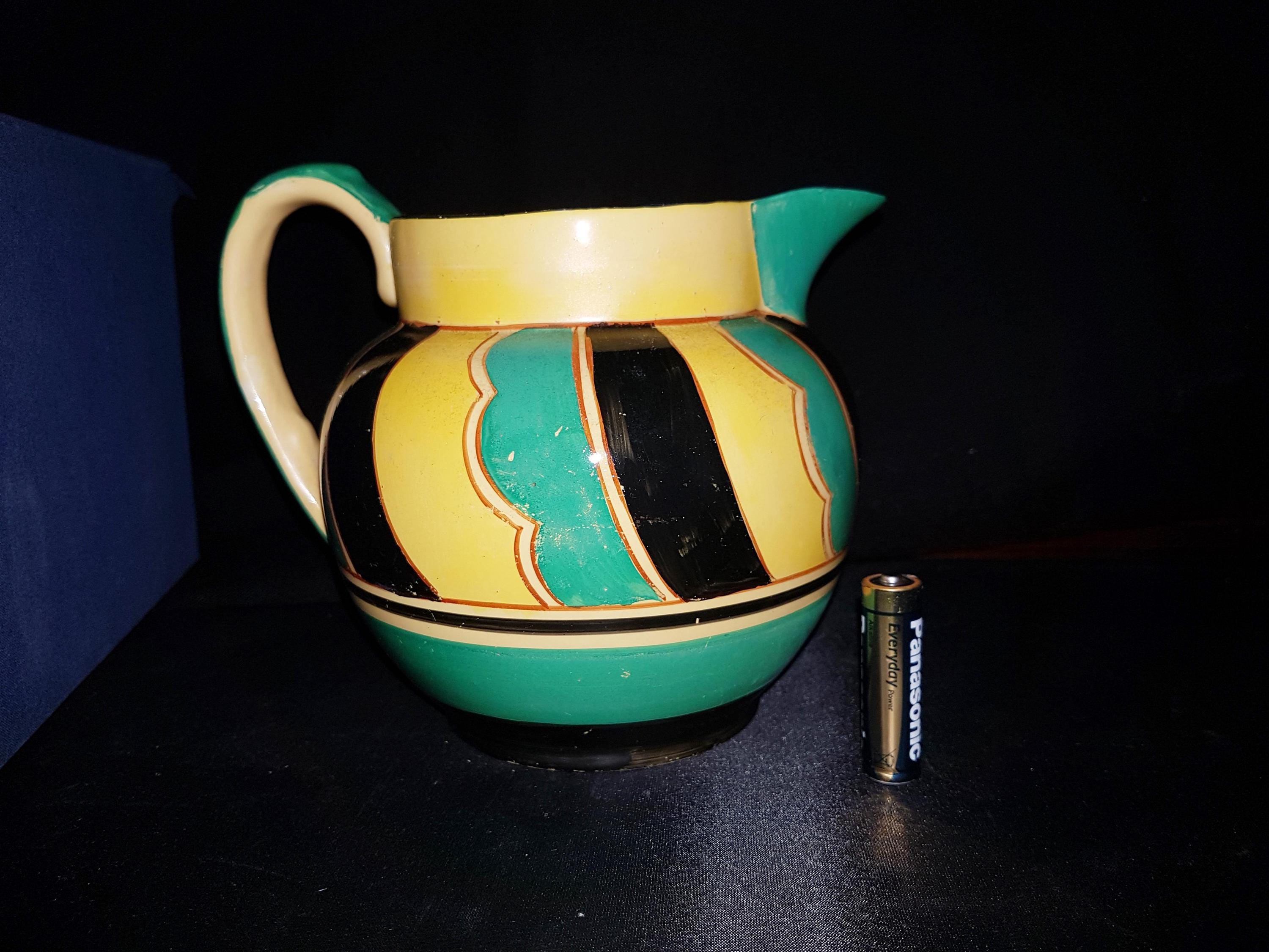 Edna Best Large Signed 1930's Art Deco Pearl Pottery Jug/pitcher for ...