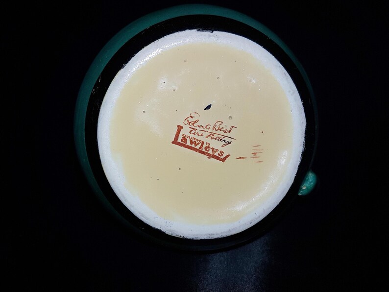 Edna Best Large Signed 1930's Art Deco Pearl Pottery Jug/pitcher for ...