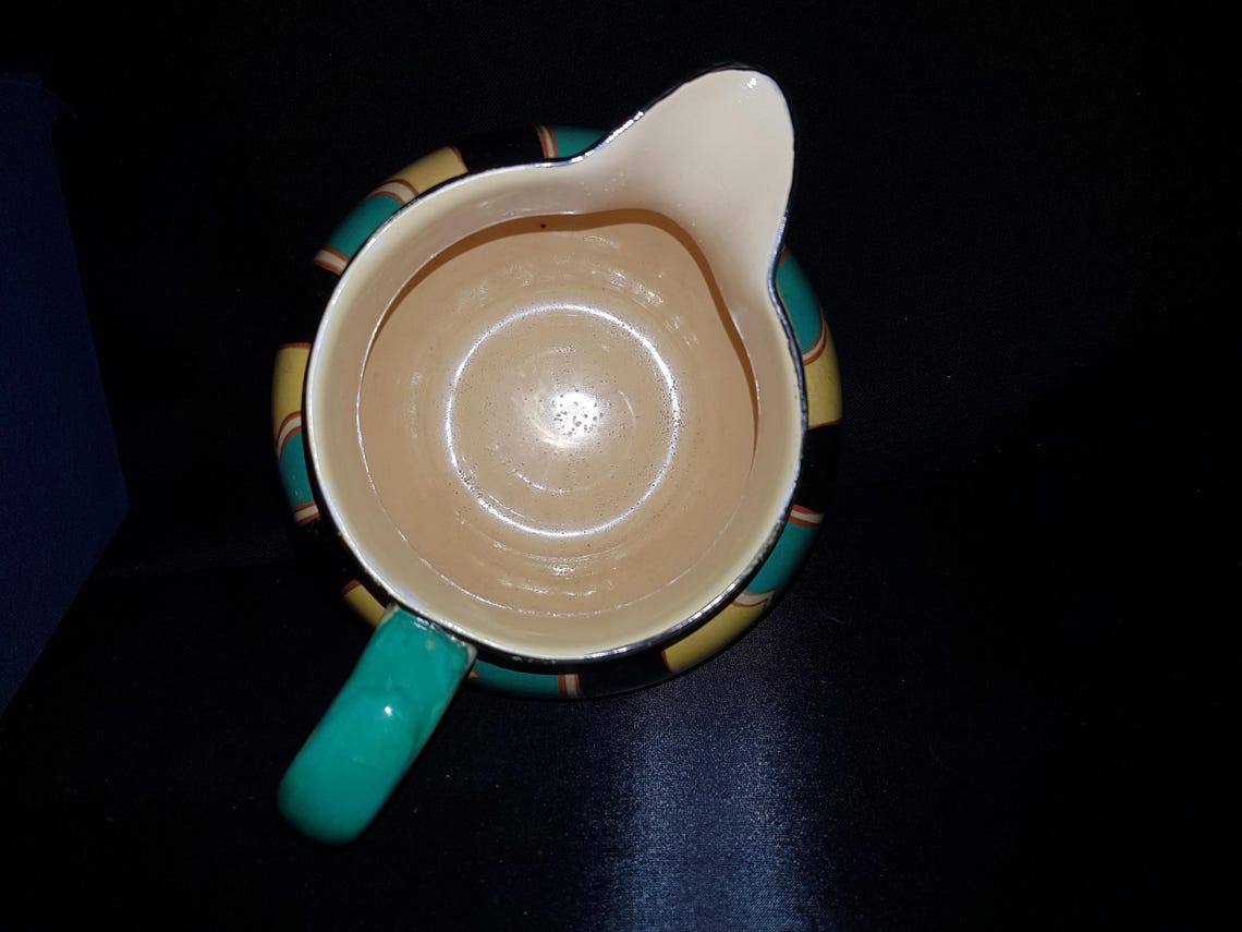 Edna Best Large Signed 1930's Art Deco Pearl Pottery Jug/pitcher for ...