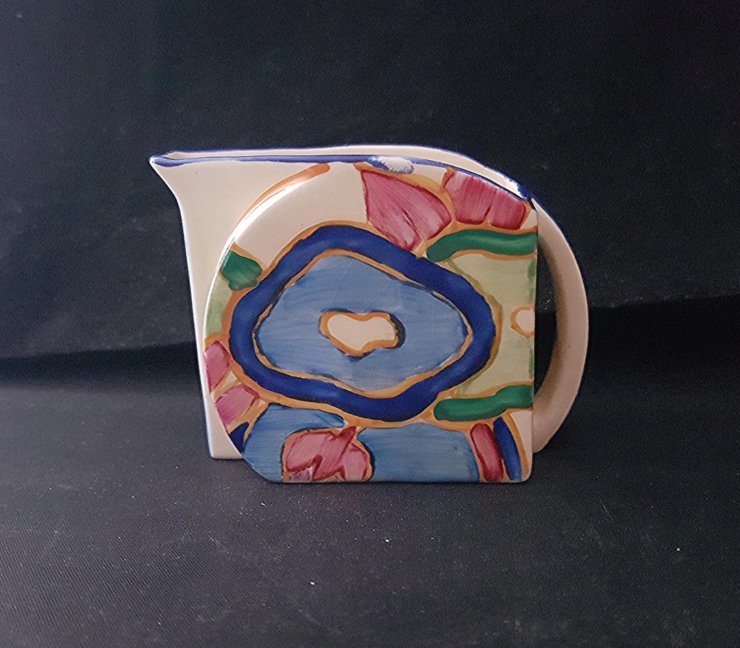Clarice Cliff Blue Chintz Art Deco Stamford Milk Jug/pitcher - Etsy