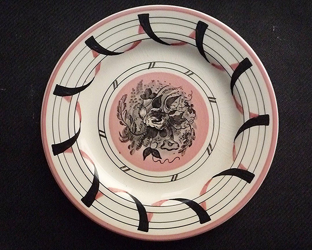 Clarice Cliff - Graham Sutherland Art Deco Plate for the 1934 Harrods ...
