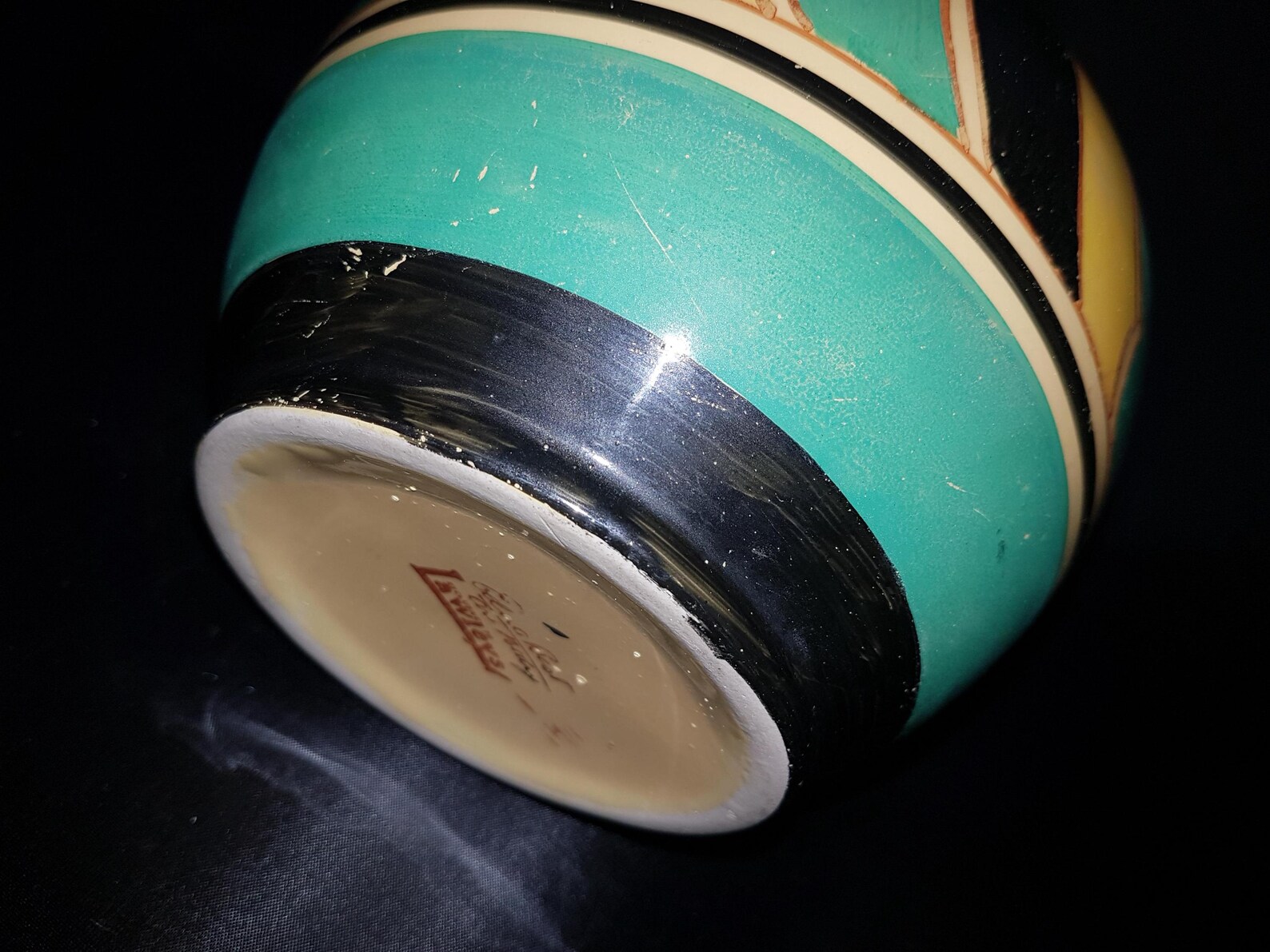 Edna Best Large Signed 1930's Art Deco Pearl Pottery Jug/pitcher for ...