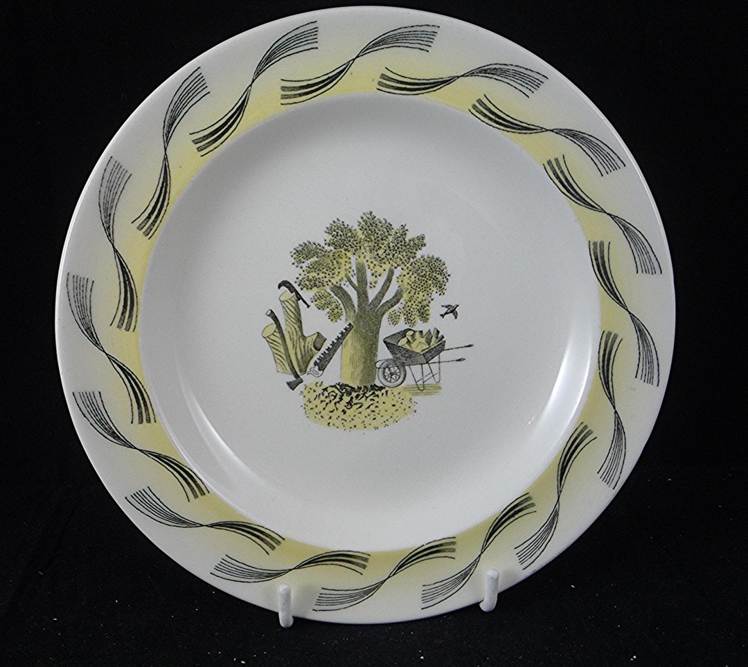 Eric Ravilious 7 Inch Garden Design Plate Wedgwood - Etsy