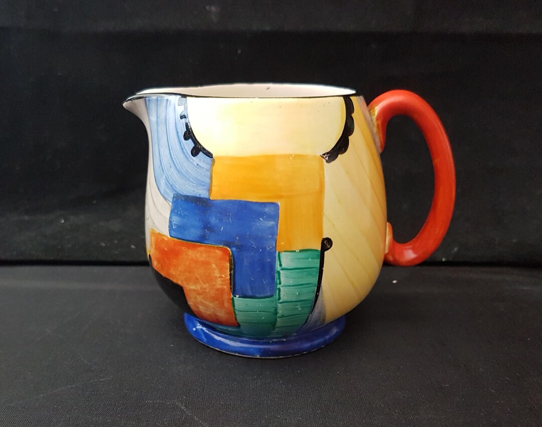 Susie Cooper Gray's Cubist Art Deco Hand Painted Jug / Pitcher - Etsy UK