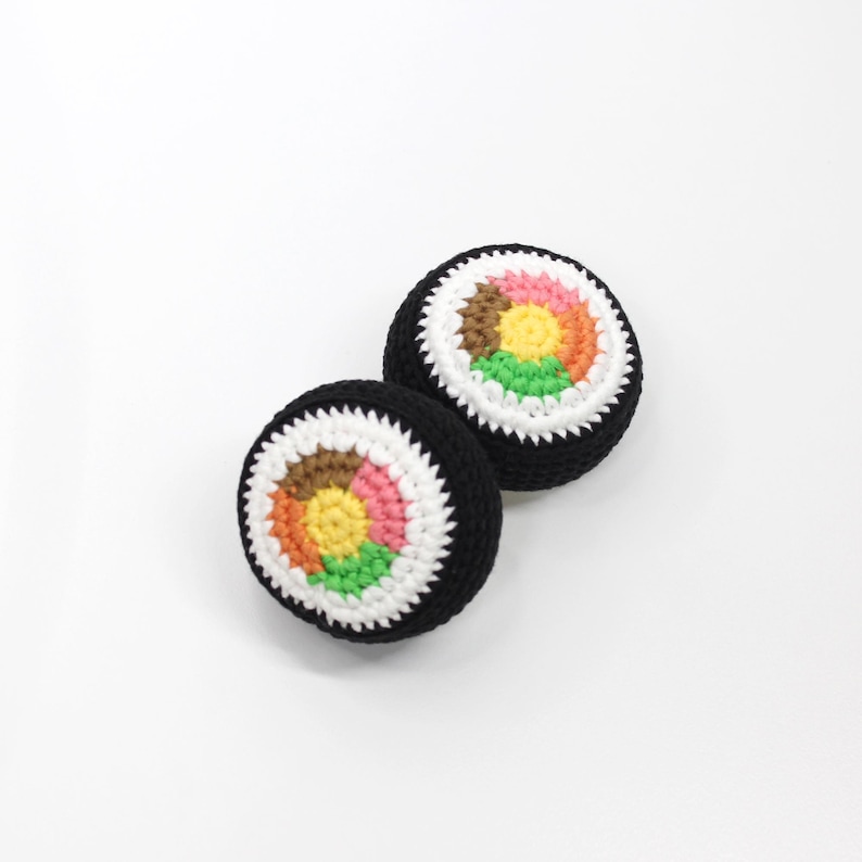 Amigurumi Gimbap Kimbap K-food Crochet Pattern (PDF Download, English ...