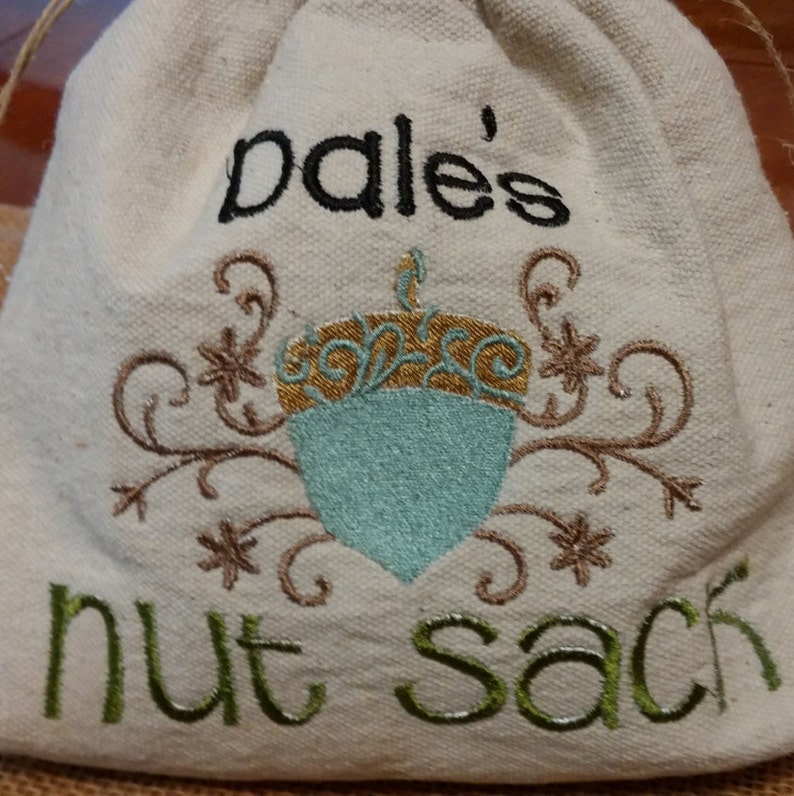 Personalized Nut Sack Etsy