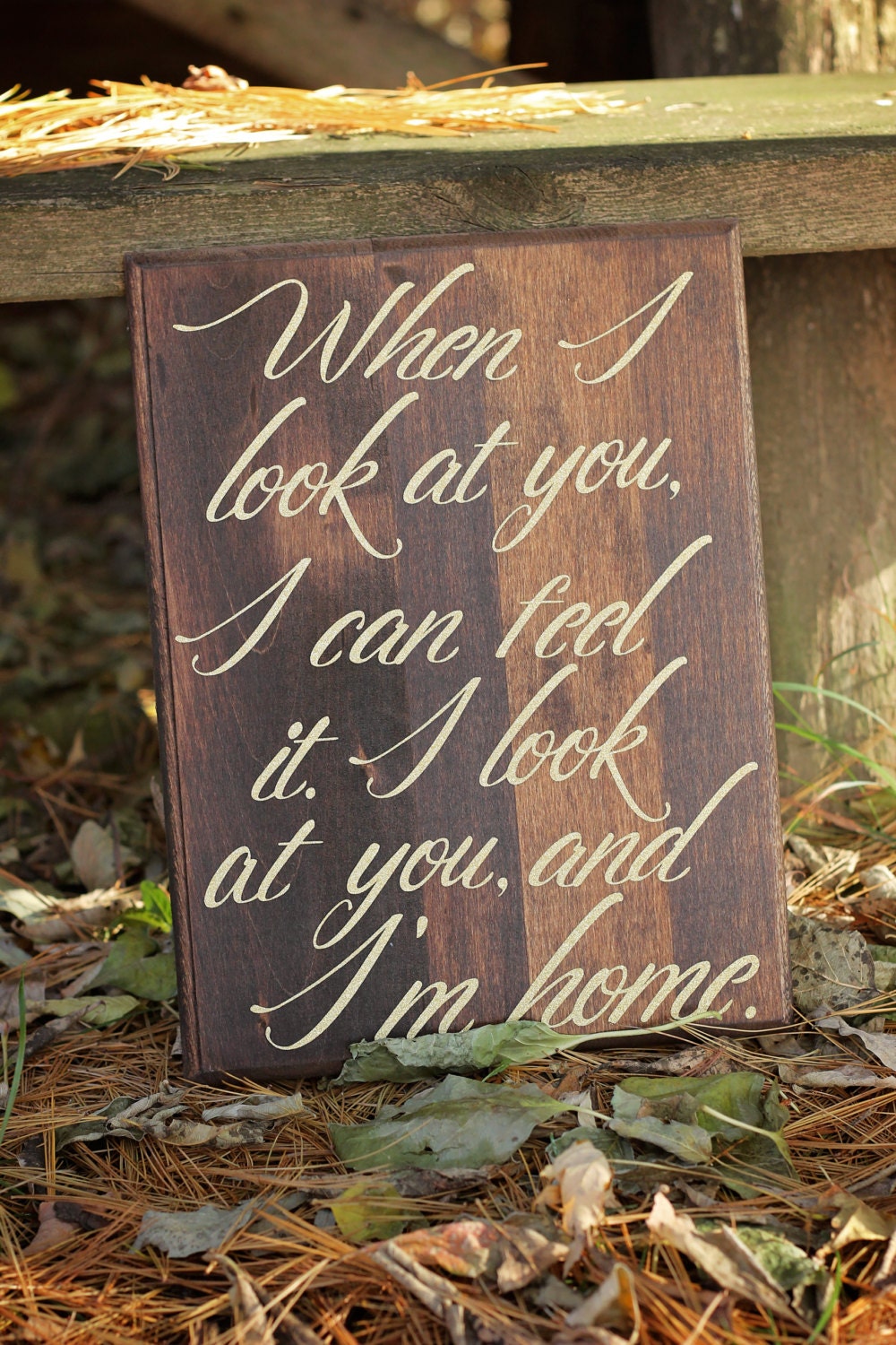 Personalized Wood Sign / Wood Wall Art / Quotes on Wood / Wood Art ...