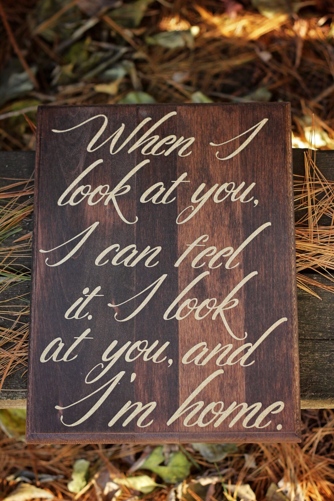 Personalized Wood Sign / Wood Wall Art / Quotes on Wood / Wood Art ...