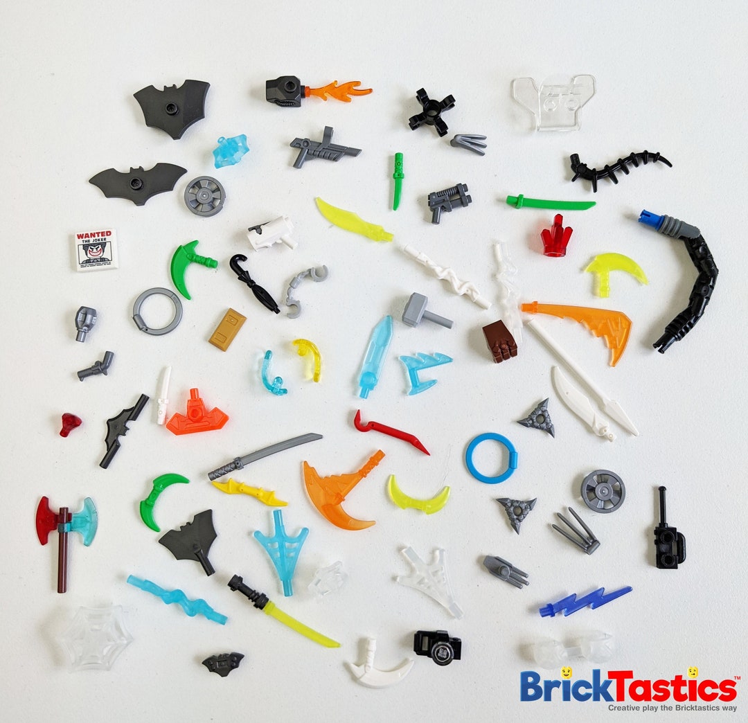 LEGO Superheroes Accessories Pack X30 PC'S per Order Great Mix Awesome ...