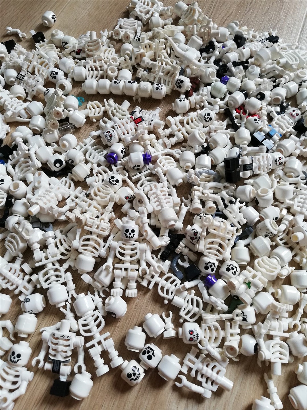 LEGO - All Themes Skeleton Minifigures Packs (x5 Figs per Order), Skull ...
