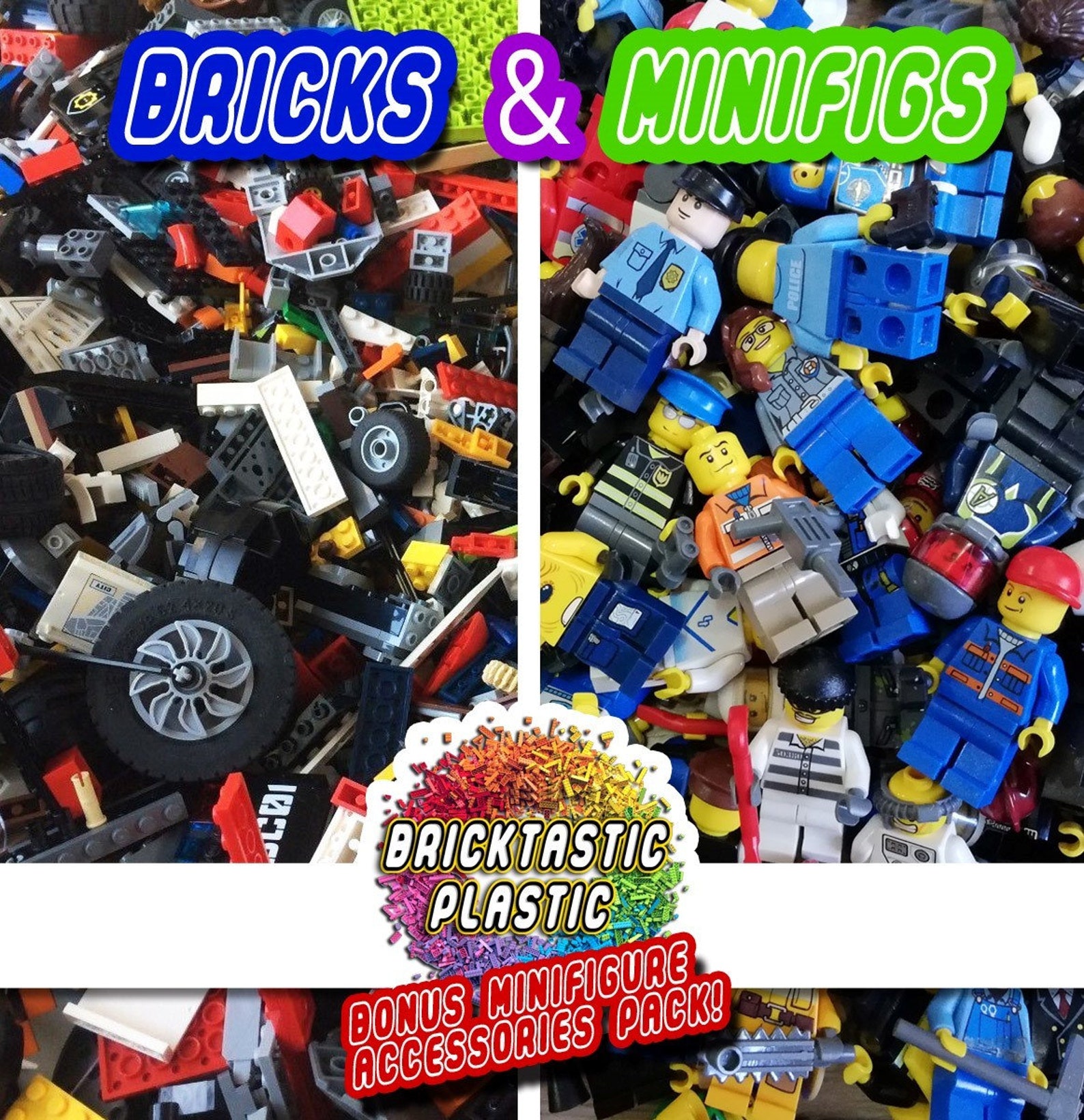 LEGO 500G X460PC'S creativity packs 6 minifigures 30 | Etsy